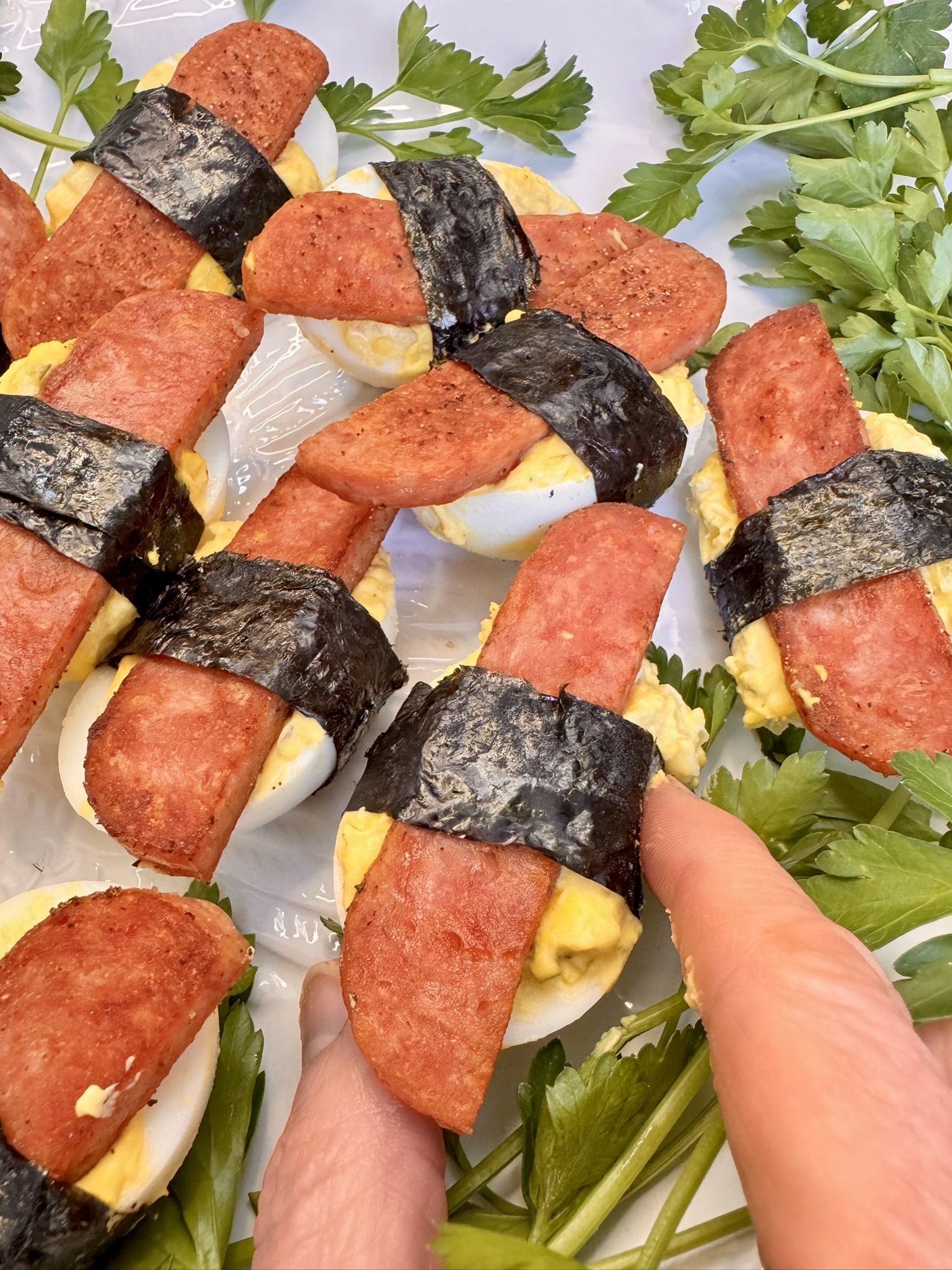 Hawaiian Deviled Egg Spam Musubi Recipe – Keto, Easy, and Delicious!